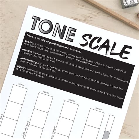 Free Tonal Scale Worksheet — Leah Grant Adelaide Street Artist