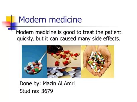 Ppt Modern Medicine Powerpoint Presentation Free Download Id3840630