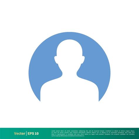 Profile Avatar Icon Vector Logo Template Illustration Design Vector