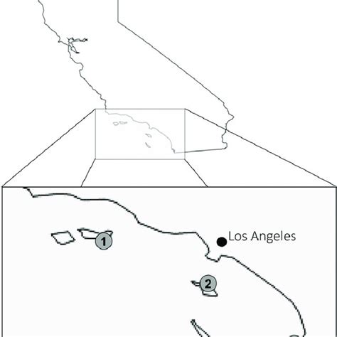 Map Of The Three Bart Site Locations In Southern California Bight At Download Scientific
