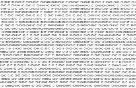 Binary Code Black And White