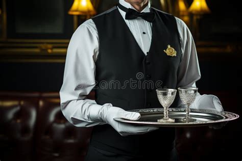 Classic Butler Stock Illustrations 434 Classic Butler Stock