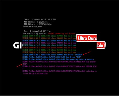 Ipxe Freezes On GA B N Bios Version F Motherboard After Been Loaded By Nic Efi PXE Rom