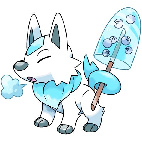 Ice Wolf Pokemon