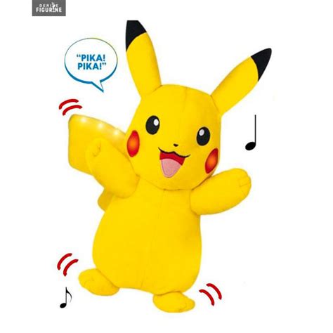 Pikachu Sound And Light Plush Power Action Pokemon Jazwares