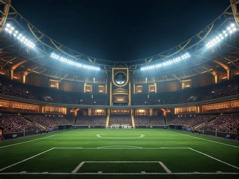 Art Deco Style Football Stadium Design Ideas