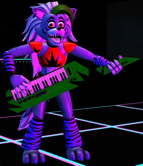 Roxanne Wolf And Her Keytar Sfm Poster By Gwenalvarez36 On Deviantart