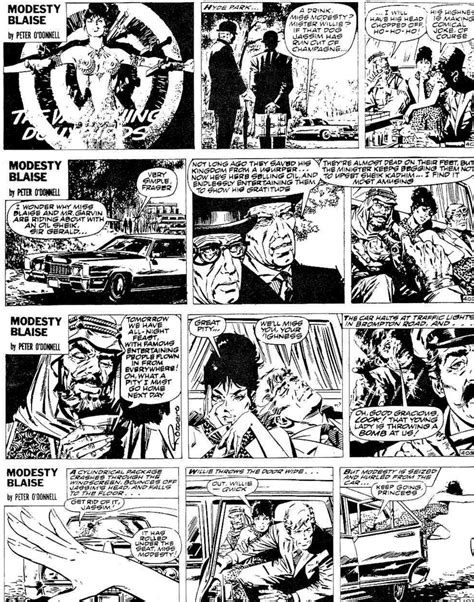 98 Comic Strips Modesty Blaise Comic Strip Very Rare Comic Strip