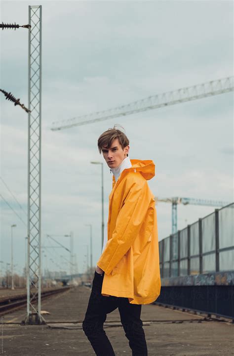 Walk With Hip Young Adolescentboy At Projectsoviet Era Housing