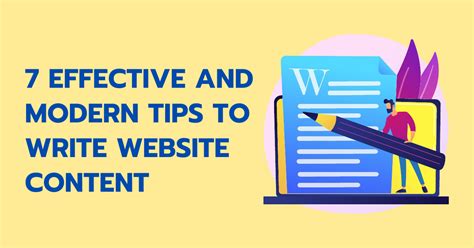 7 Effective And Modern Tips To Write Website Content Entheosweb