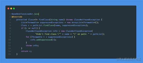 深入理解android类加载机制前言 任何一个java程序都是由一个或者多个class文件组成，在程序运行时，需要将cl 掘金