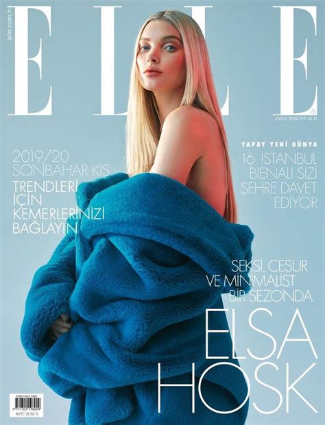 Elsa Hosk Fashion Magazine Cover With Model Fashion Magazine Cover