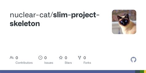 Github Nuclear Catslim Project Skeleton