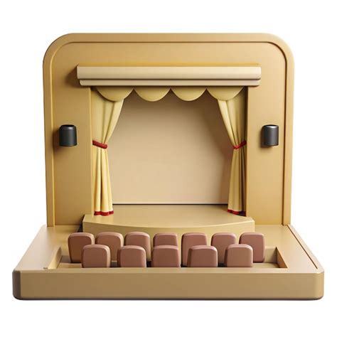 A Small Computer With A Curtain That Says Quot The Letter Quot On It