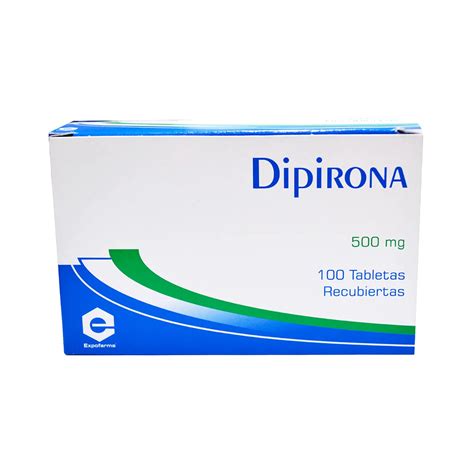 Dipirona 500mg Alivio Dolor Expofarma