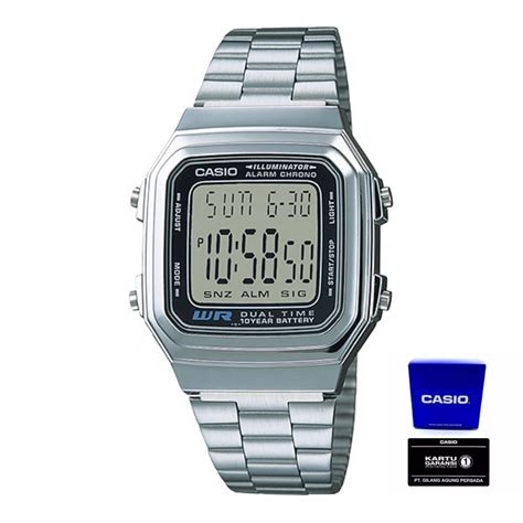 Jual Casio Wanita A178wa 1adf Jam Tangan Wanita Casio Original Digital