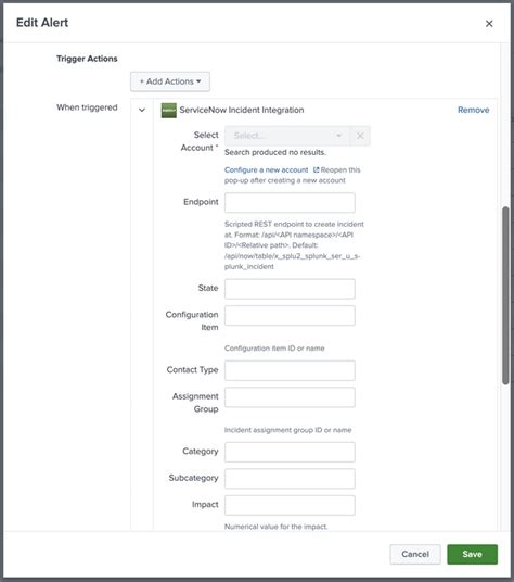 Is It Possible To Configure Alert Trigger Actions Via The Api For A