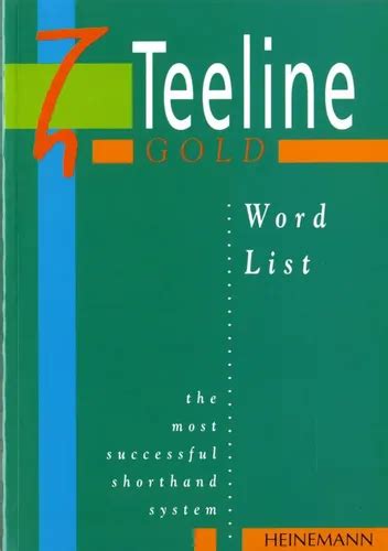Teeline Gold Word List Anne Tilly Envío Gratis