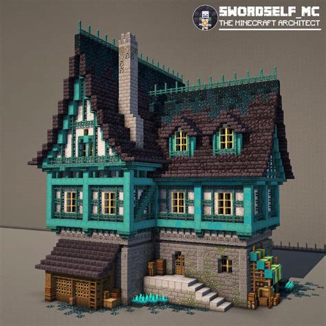 Medieval House Minecraft Blueprints