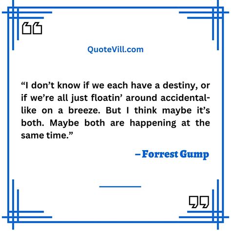 Forrest Gump Quotes Destiny