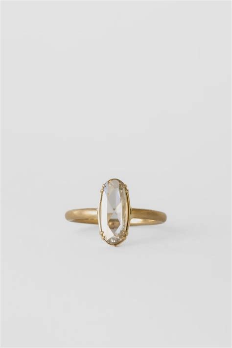 Rose Cut Moval Solitaire 100 Carat Natural Diamond Oval Solitaire