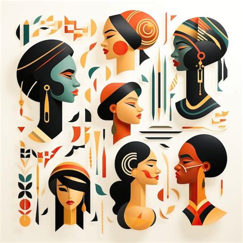 Premium Vector Minimal Vector Cultural Diversity Vector On White
