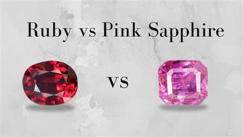 Ruby Vs Pink Sapphire Which Gemstone To Pick