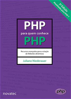 Livro PHP para quem conhece PHP ª Edição Novatec Editora