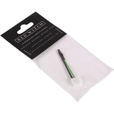 Red Witch Seven Sisters Violetta Battery Bypass Plug Red Plug