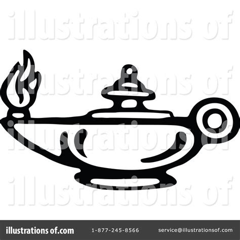 Black White Oil Lamp Clipart 9 Free Cliparts Download Images On