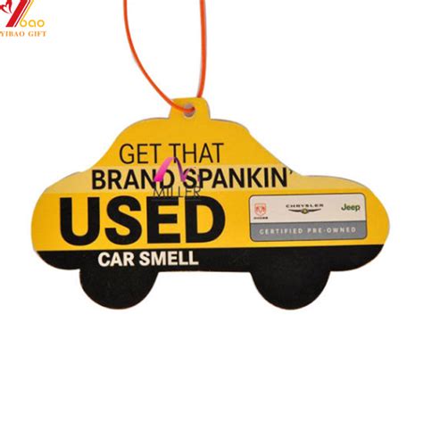 Car Design Paper Air Fresheners With Customized Logo Yb Af 01 China