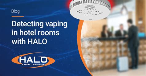 Датчик дыма и вейпа для отеля Halo Smart Sensor