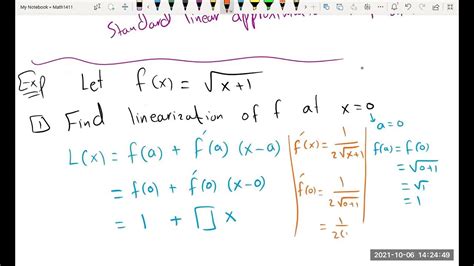 Ch3 Part 2 Linerization And Differential Youtube