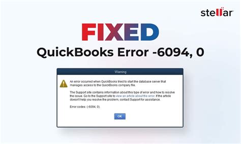 How To Fix Quickbooks Error 6094 0