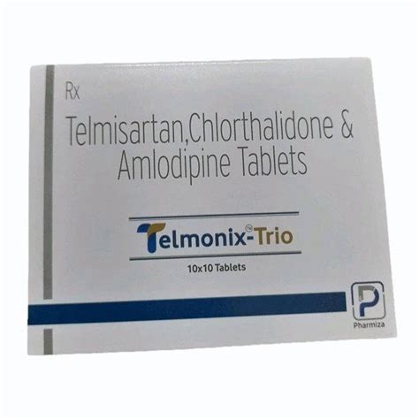 Telmisartan Chlorthalidone Amlodipine Tablets 10 Mg At ₹ 129box In Indore