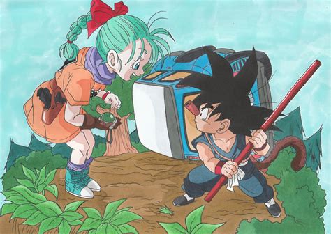 Goku And Bulma By Daisuke Dragneel On Deviantart