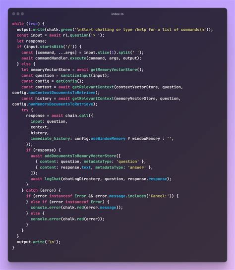 Gordon Mickel On Twitter Here S A Glimpse Of The Memory Bot Code It S Built Using Node Js