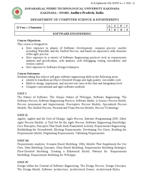 Se Syllabus Download Free Pdf Agile Software Development Software Engineering Se Syllabus Download Free Pdf Agile Software Development Software Engineering