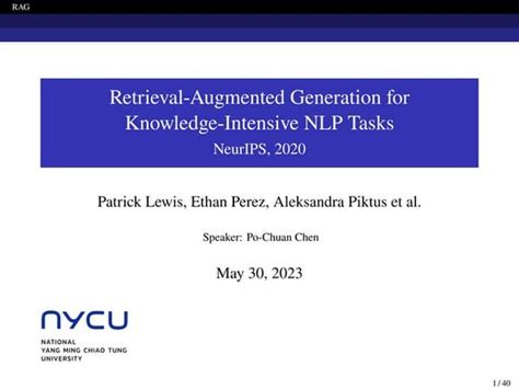 Ai Presentation And Introduction Retrieval Augmented Generation Rag 101 Ppt