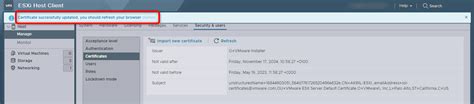 Installer Un Certificat à Vmware Esxi Akril Net
