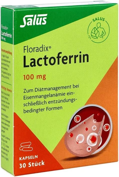Floradix Lactoferrin 100 Mg Kapseln 30st Amazon De Drogerie