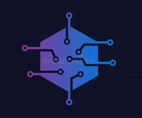 Hexagon Technology Logo Vector Icon Creative And Professional Modern Stock Vector