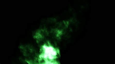 Premium Stock Video Futuristic Motion Spiral Green Storm Clouds In Dark Sky