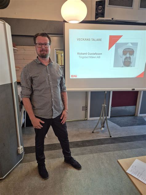 Idag Var Det Våran Målare Rickard Gustafssons Tur Att Berätta För Oss