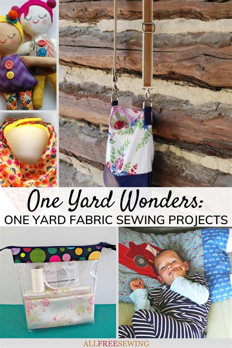 One Yard Wonders 26 One Yard Fabric Sewing Projects