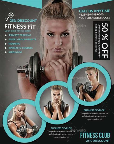 12 Online Fitness Flyer Templates Templates By Fitness Flyer Templates