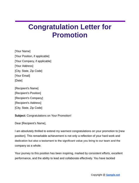 11 Sample Congratulation Letters Format Examples And How To Write
