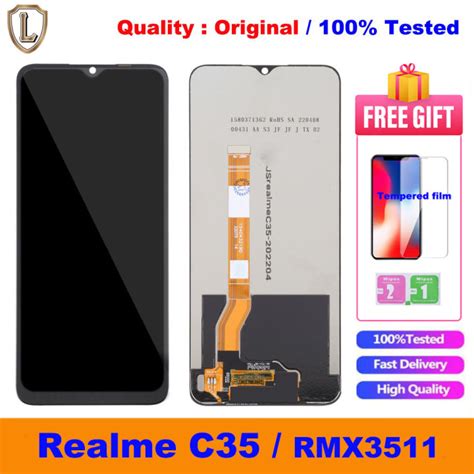 100 Tested Original Lcd For Realme C35 Lcd Rmx3511 Lcd Display Touch