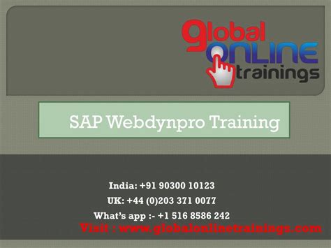 Ppt Sap Webdynpro Training Sap Webdynpro Abap Online Course Got
