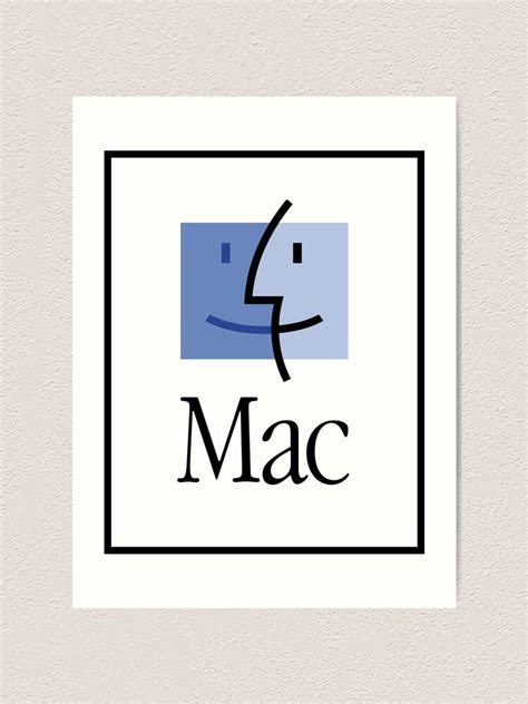 Vintage Mac Logo Art Print For Sale By Rodebubbel Redbubble